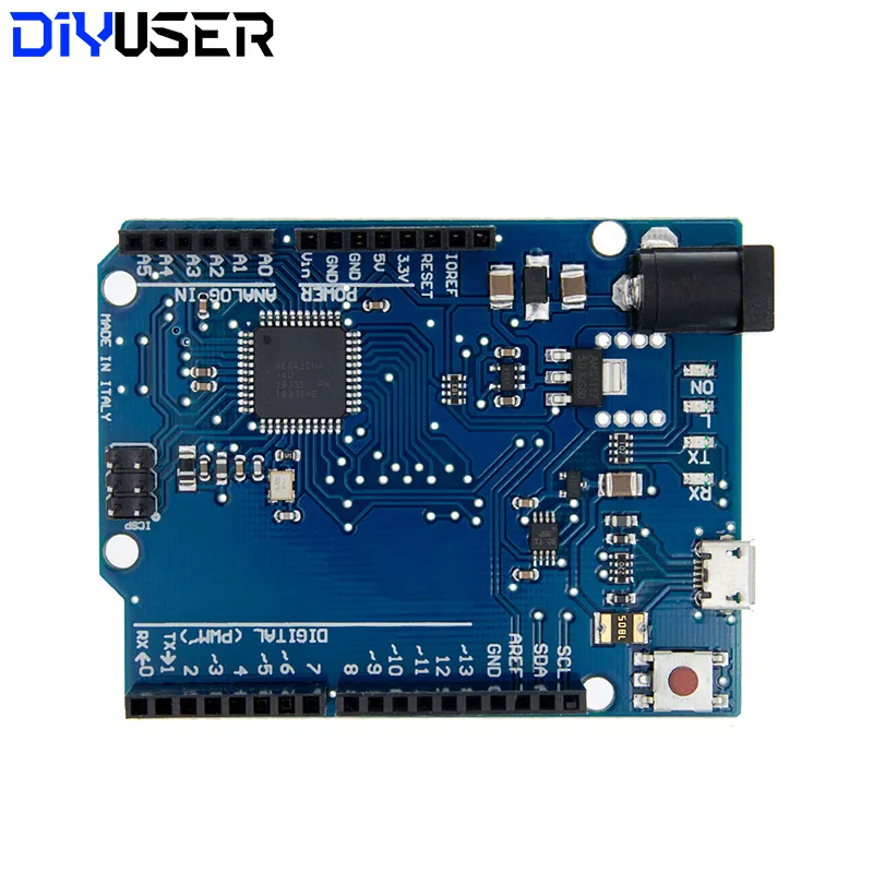 Leonardo R3 Development Board with ATMEGA32U4 Microcontroller and 30 cm ...