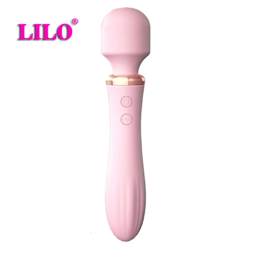 Lilo Potente AV Magic Wand Clitoris Sexy Toys For Women G Spot Vibrator Massager Producto Para ...