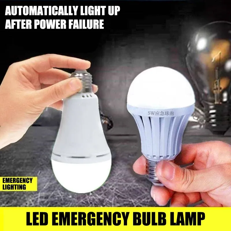 DHgate.com:Rechargeable Smart Emergency Bulb E27 LED Water-Resistant ...