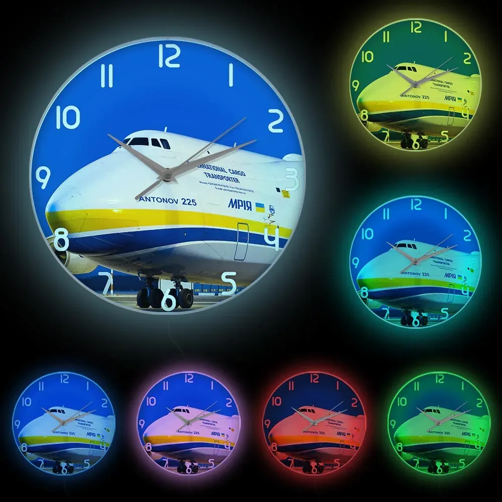 Antonov An 225 Mriya Wall Clock Silent Modern Printed Design Ukraine ...
