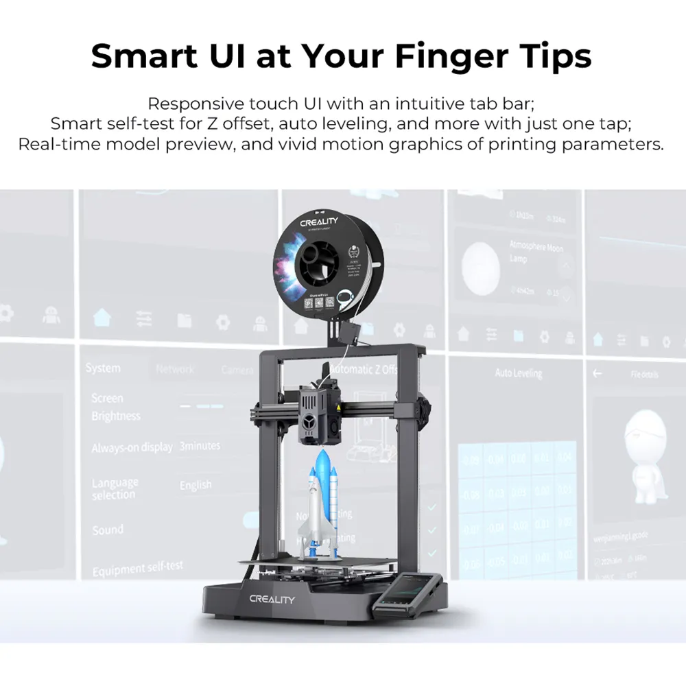 DHgate.com:Creality Ender 3V3 KE 3D Printer: Ultra-Fast Printing, High ...