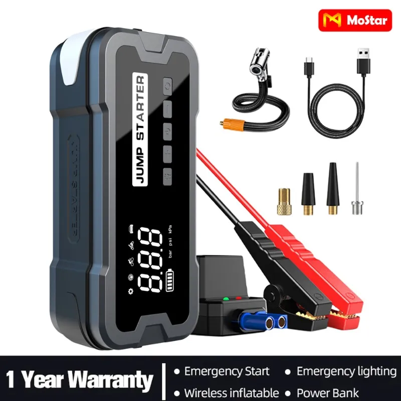 DHgate.com:4-in-1 Car Jump Starter with Air Pump: Portable Power Bank ...
