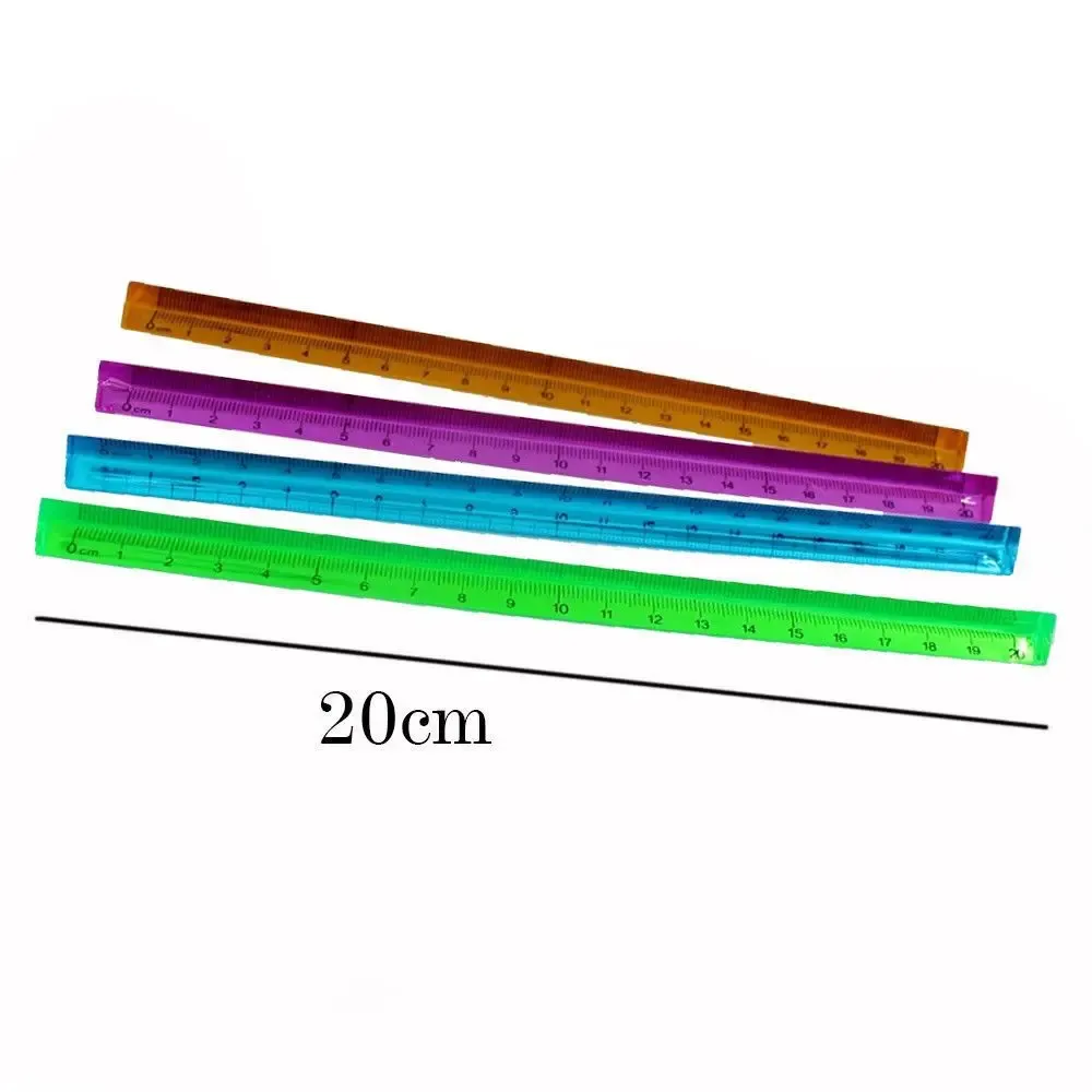 DHgate.com:Transparent Crystal Aluminum Triangular Ruler | 20cm ...