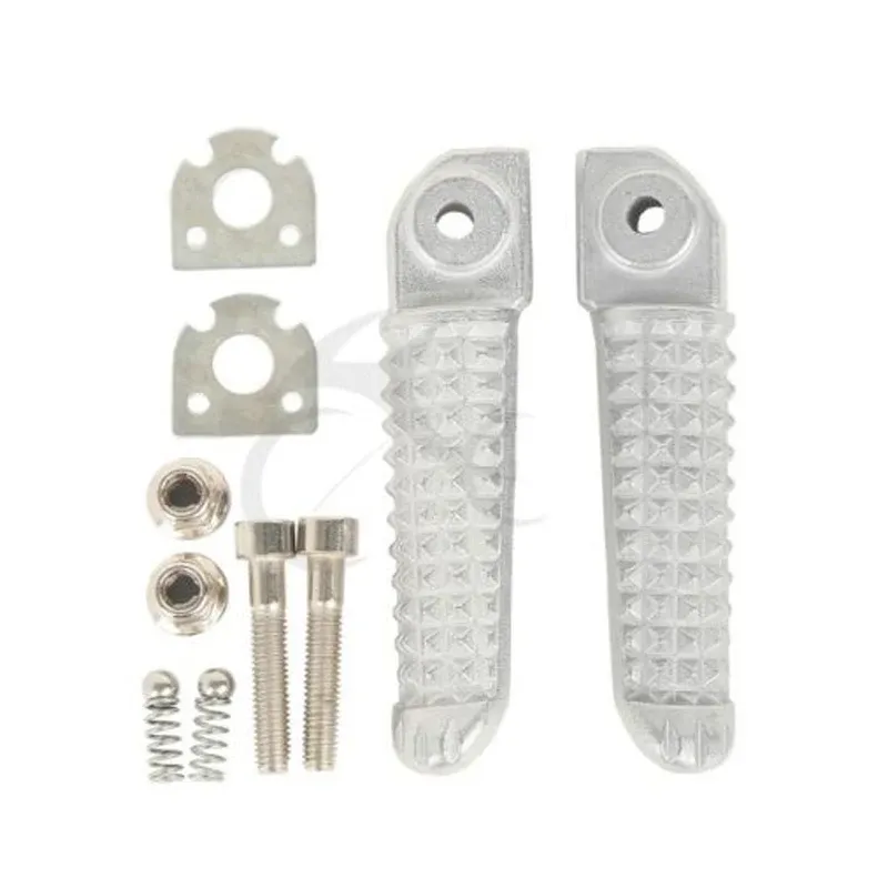 Adjustable Motorcycle Foot Pegs: Front And Rear, Aluminum Alloy ...