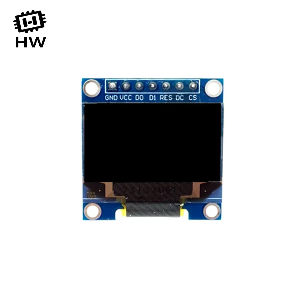 96 OLED Display Module: I2C Serial, White, 128x64 Pixels, SSD1306 ...