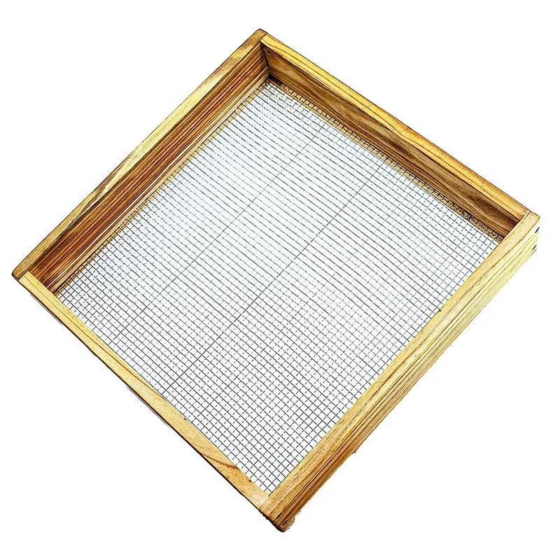 DHgate.com:Premium Wooden Soil Sifter Handheld Garden Sieve for Rocks ...
