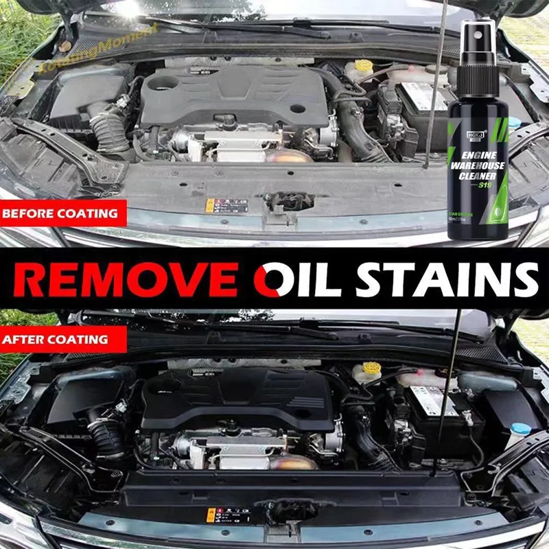 Car Engine Cleaner, Quick Removes Heavy Oil Stains, Degreaser, Auto ...