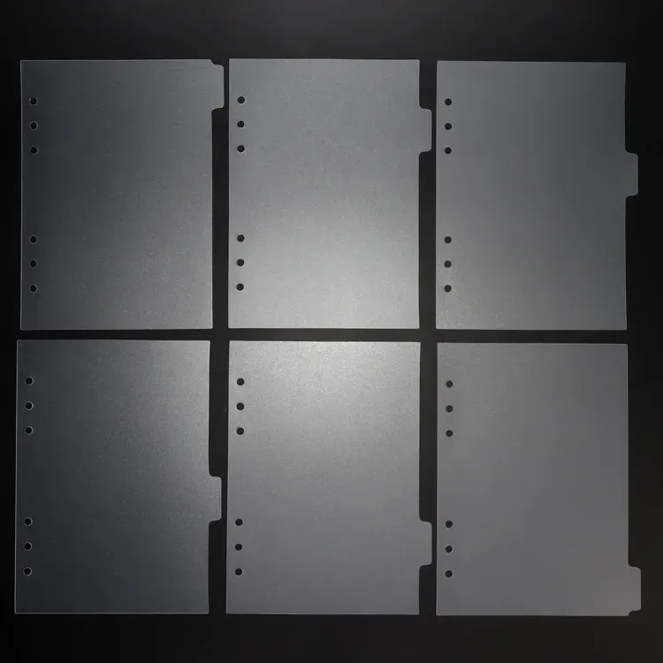 DHgate.com:A5/A6 Transparent 6-Hole Planner Index Dividers for ...
