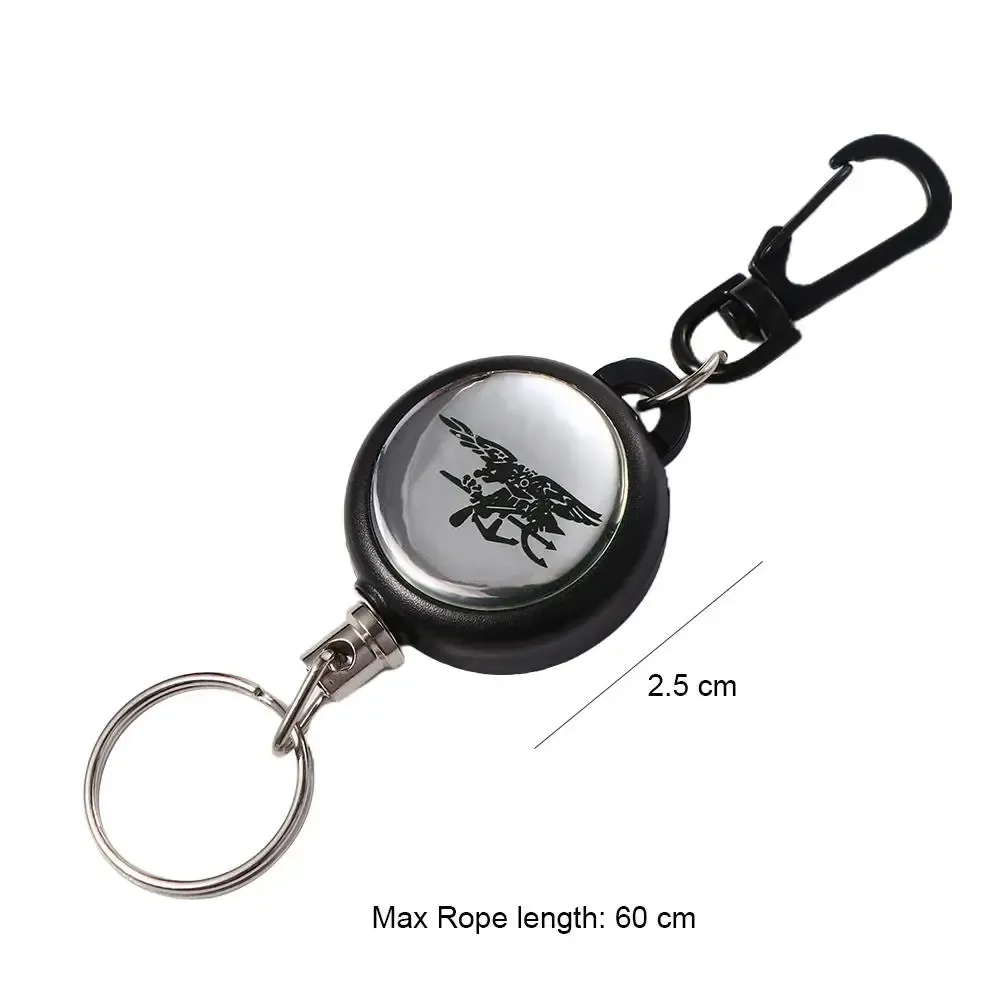 Retractable Key Chain Holder, Belt Key Chain Holder Heavy Duty Steel ...