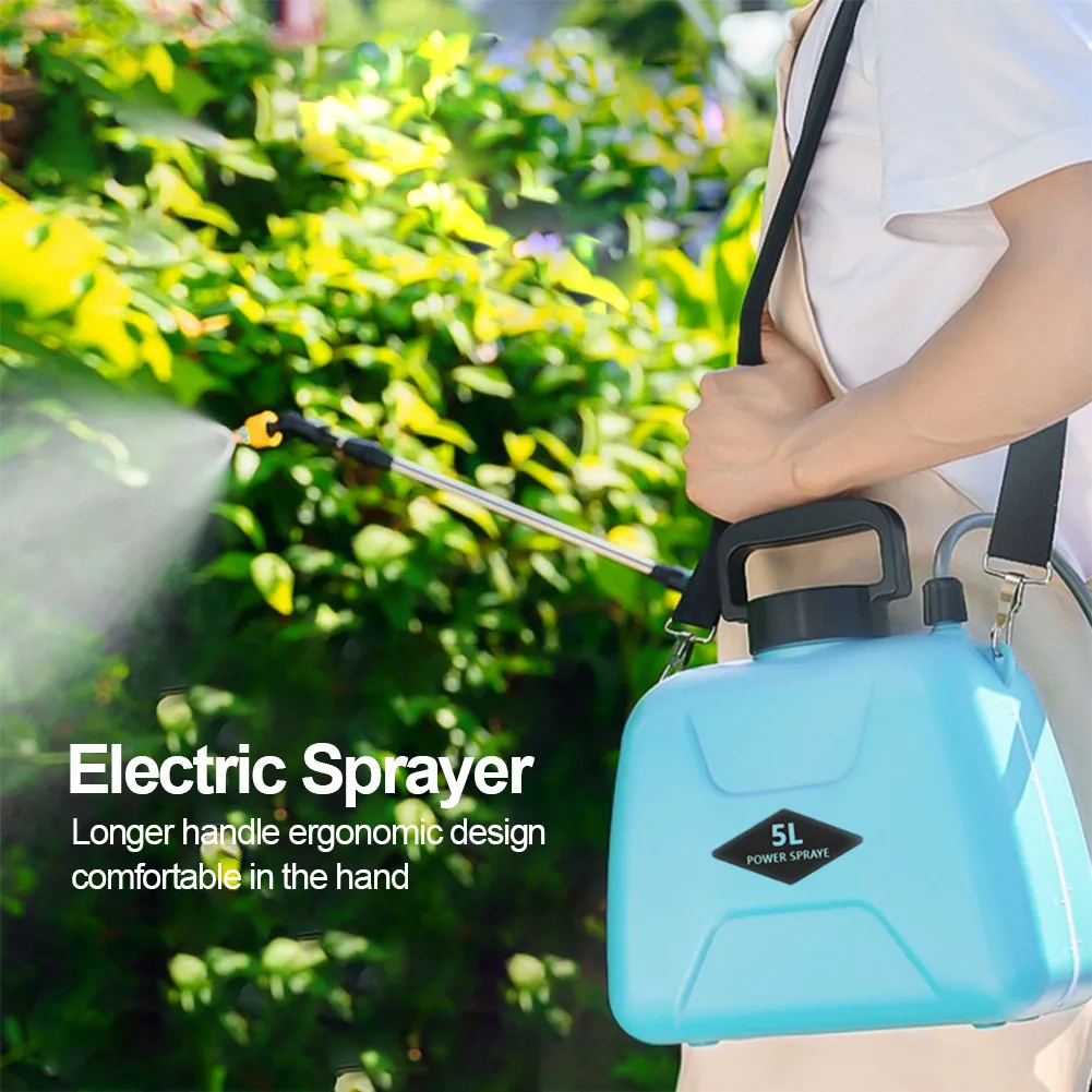 Garden Sprinklers 5L USB Rechargeable Handheld Sprayers - 2 Modes ...