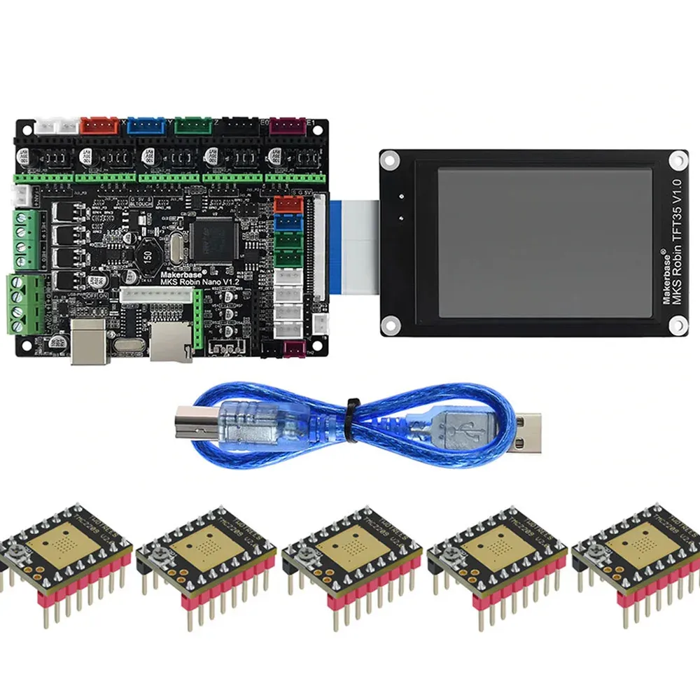 STM32 MKS Robin Nano V1.2 Motherboard 32 Bits TFT35 Tact Screen Open ...