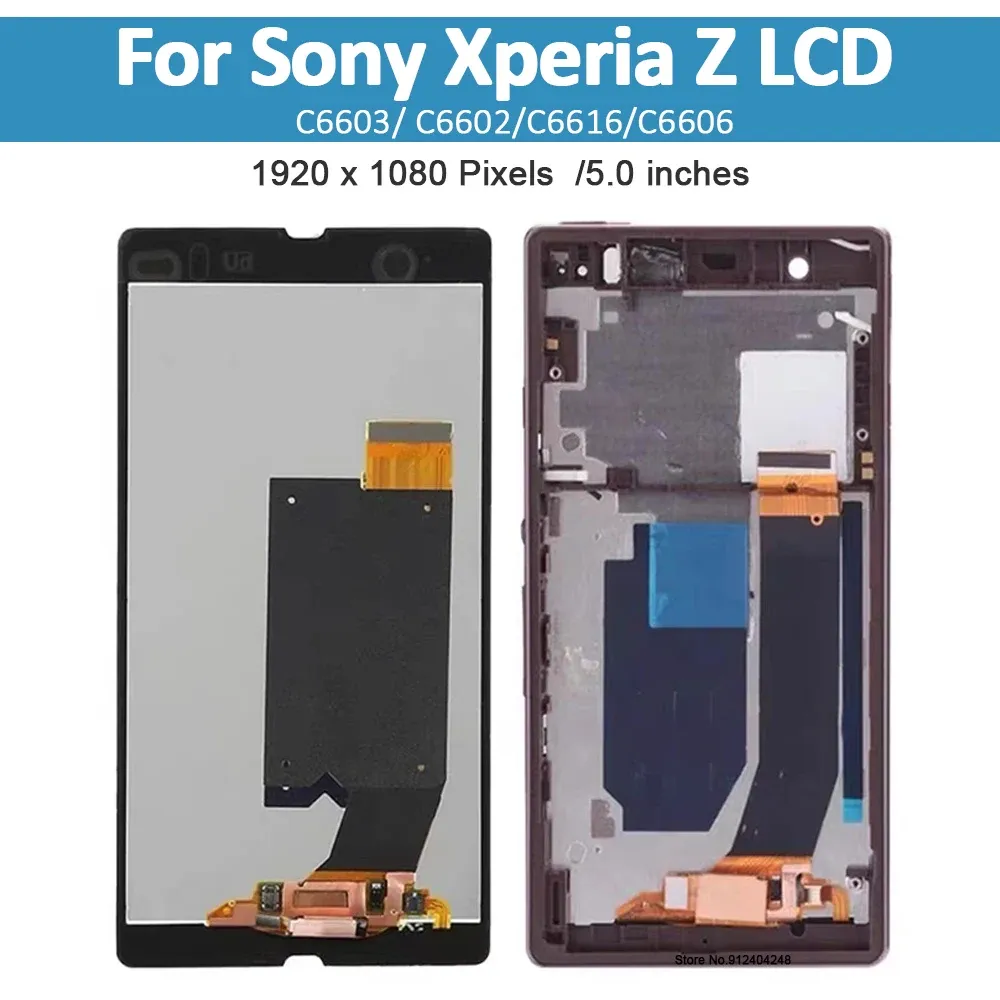 DHgate.com:Original 5.0"LCD For Sony Xperia Z Display Touch Screen For C6603 C6602 C6616 C6606 ...