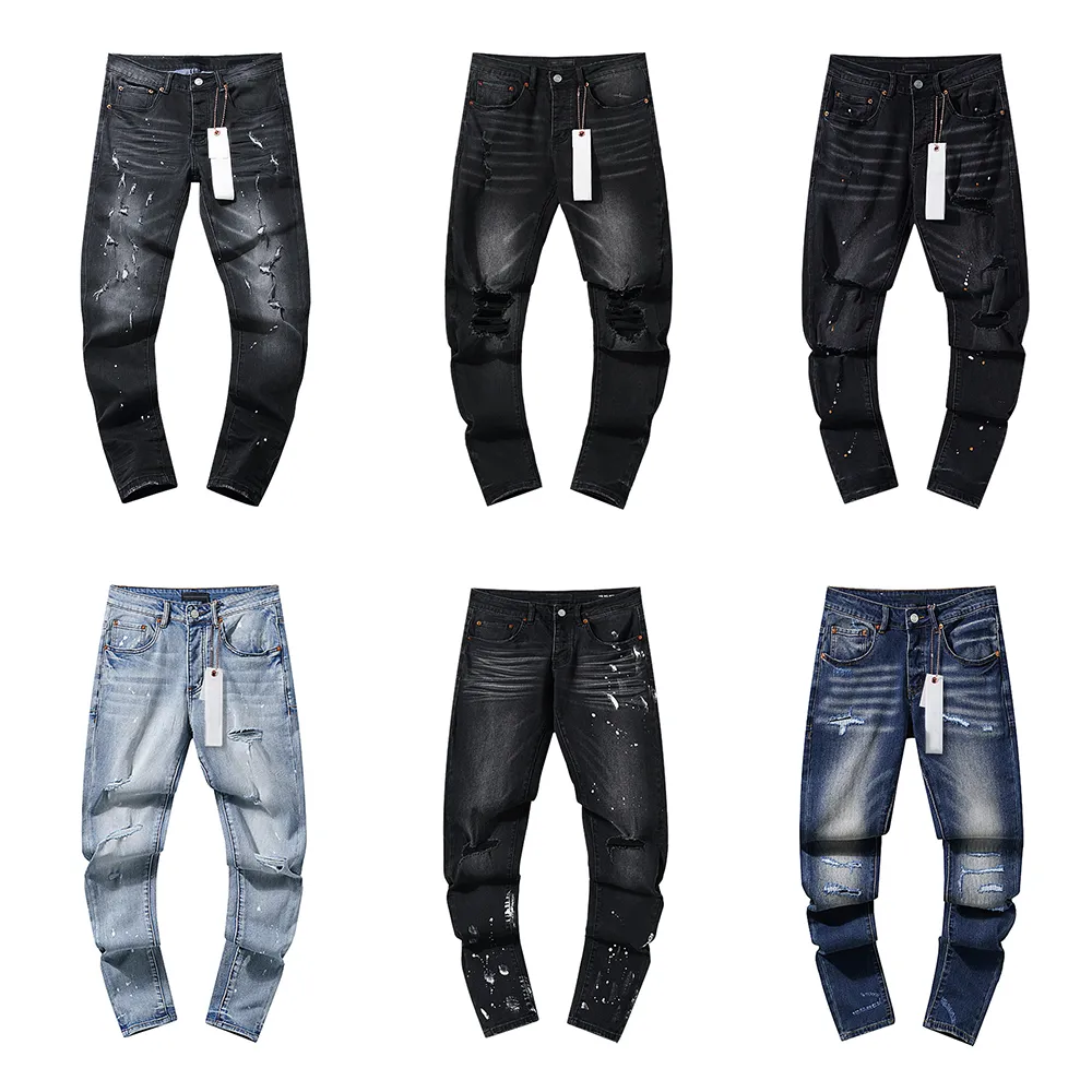 Mens Ripped Jeans Designer Skinny Jeans: Distressed Stretch Biker ...