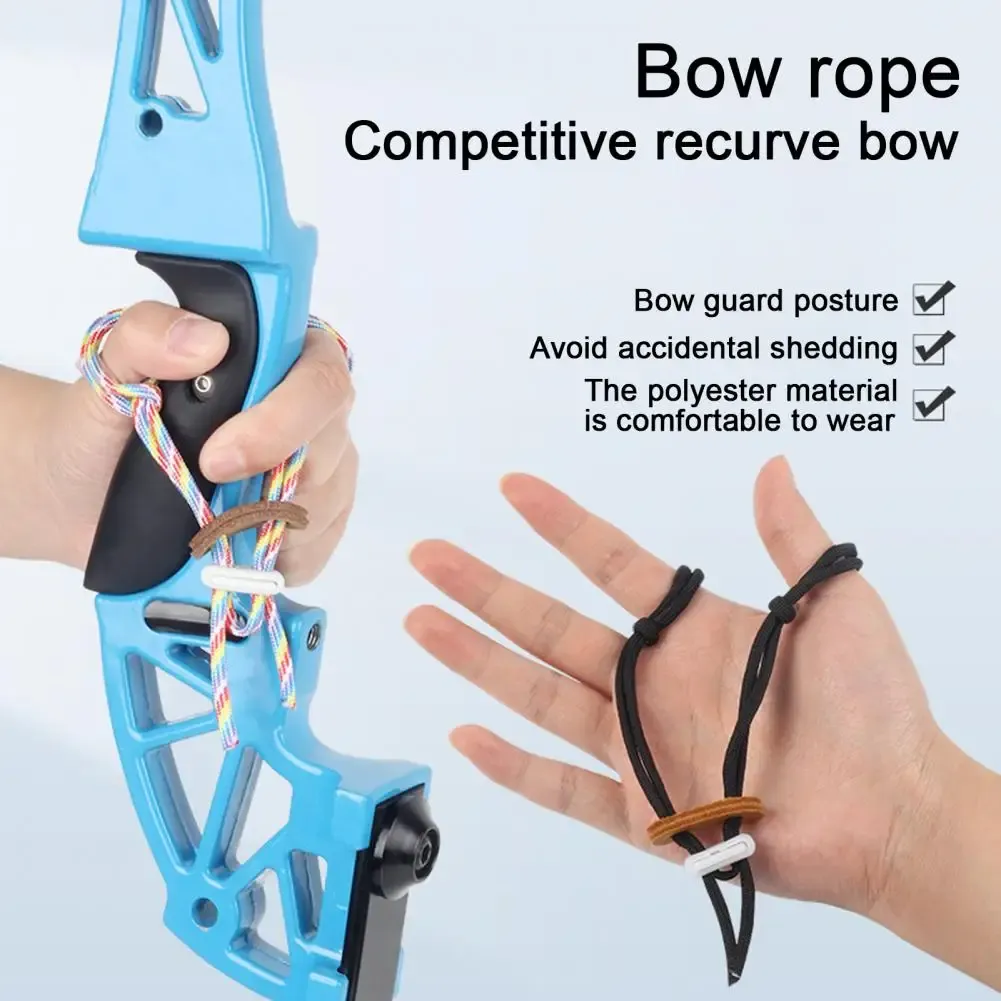 DHgate.com:Durable Archery Finger Sling with Adjustable Elastic Strap ...