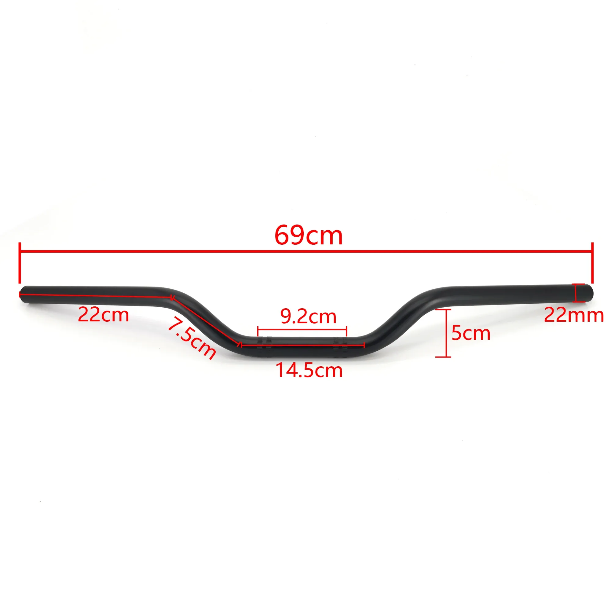 DHgate.com:Retro Motorcycle Handlebar 22mm 7/8 for Tracker Scrambler ...