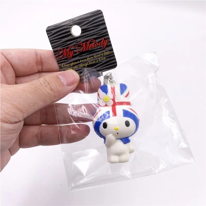Anime Keychain: Cute Character Squishy Toy Keychain, Kawaii Style ...