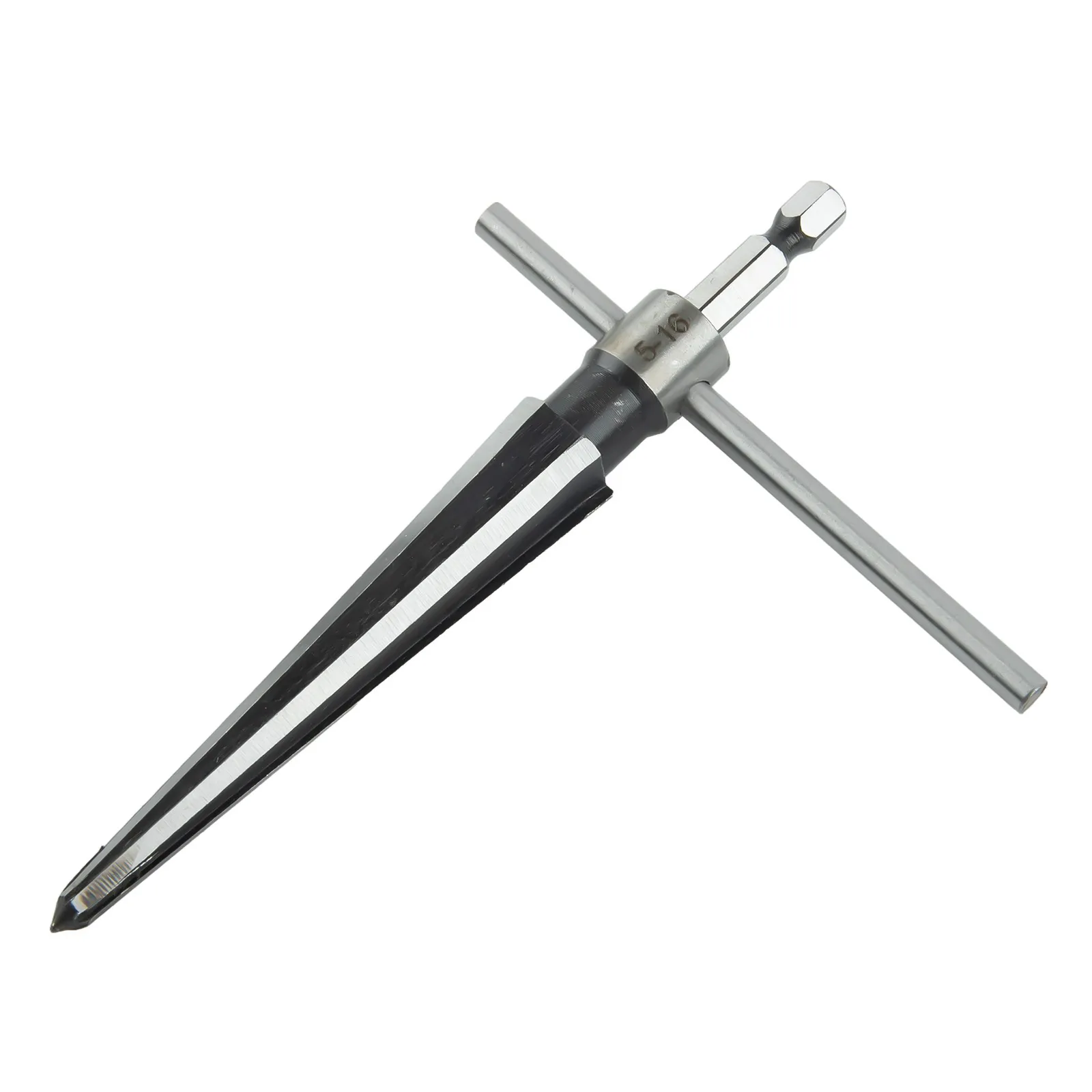 Hand Held Tapered Reamer T-Handle Woodworker Core Drill Bit 5-16mm 6 ...