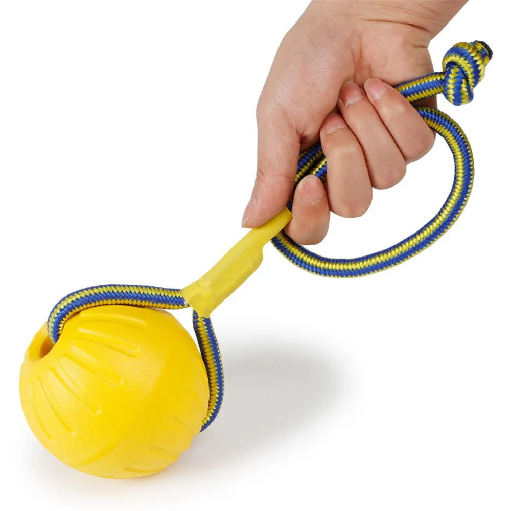 Indestructible Rubber Dog Chew Ball - 7cm & 9cm, Interactive Fetch Toy ...