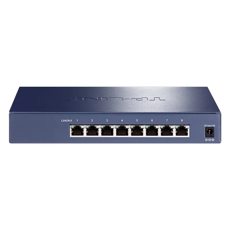 Ethernet Network Hub 8 Port 2.5Gbps RJ45 Switch High Speed Internet Hub ...