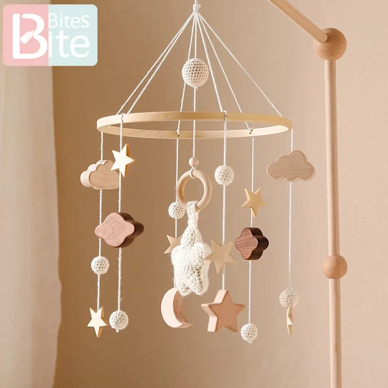 DHgate.com:Baby Rattles Crib Bed Wood Bell Toys for 0-12 Months ...