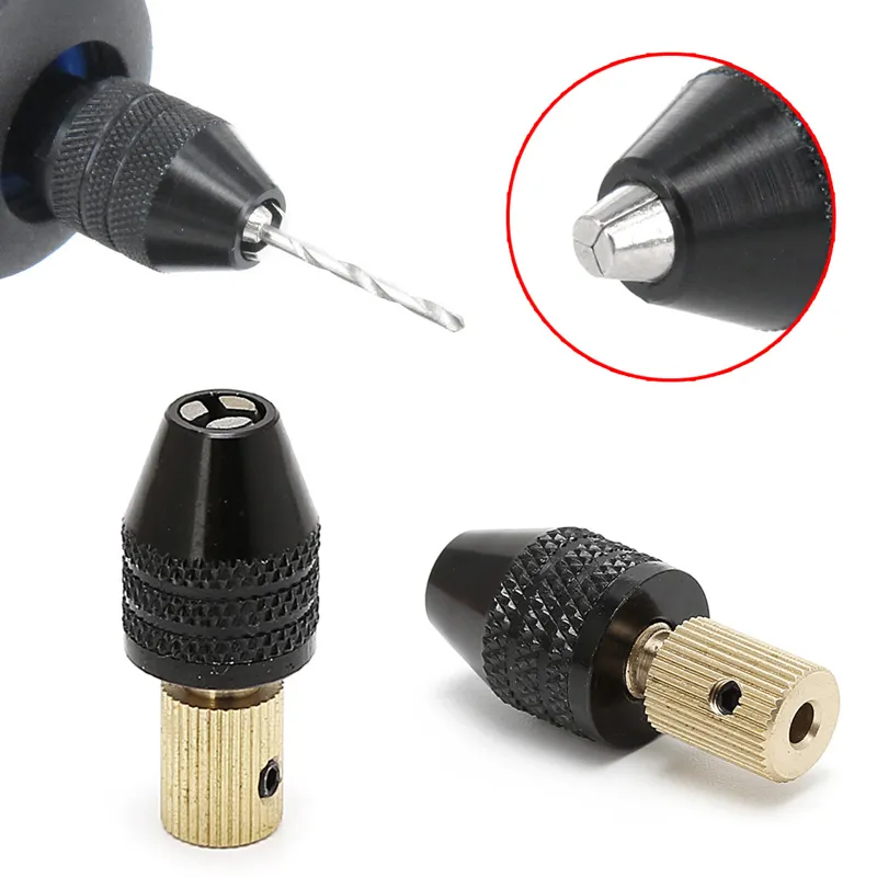 6mm Electric Drill Bit Chuck Fixture Clamp: 3.17mm Shaft, 0.3mm-3.5mm ...