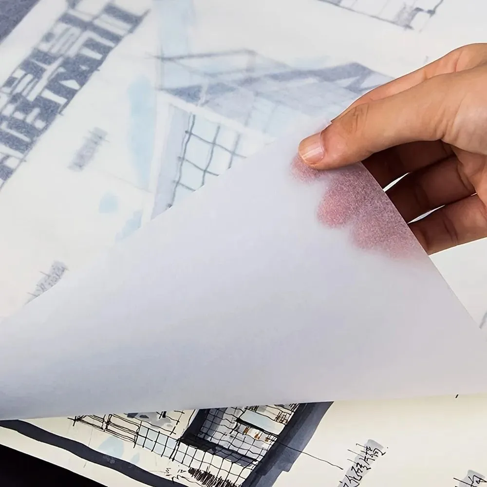 100 Pack A4 Tracing Paper For Drawing: Transparent Tracing Paper, Ideal ...