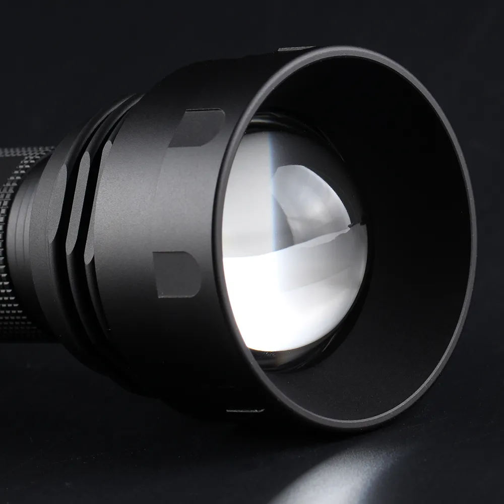 High Power Zoomable LED Flashlight - Adjustable Beam, Long-Lasting ...