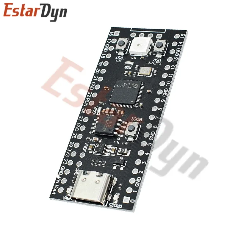 Pico Raspberry Pi MicroComputer Board: RP2040 Dual Núcleo, Tipo C, Alto ...