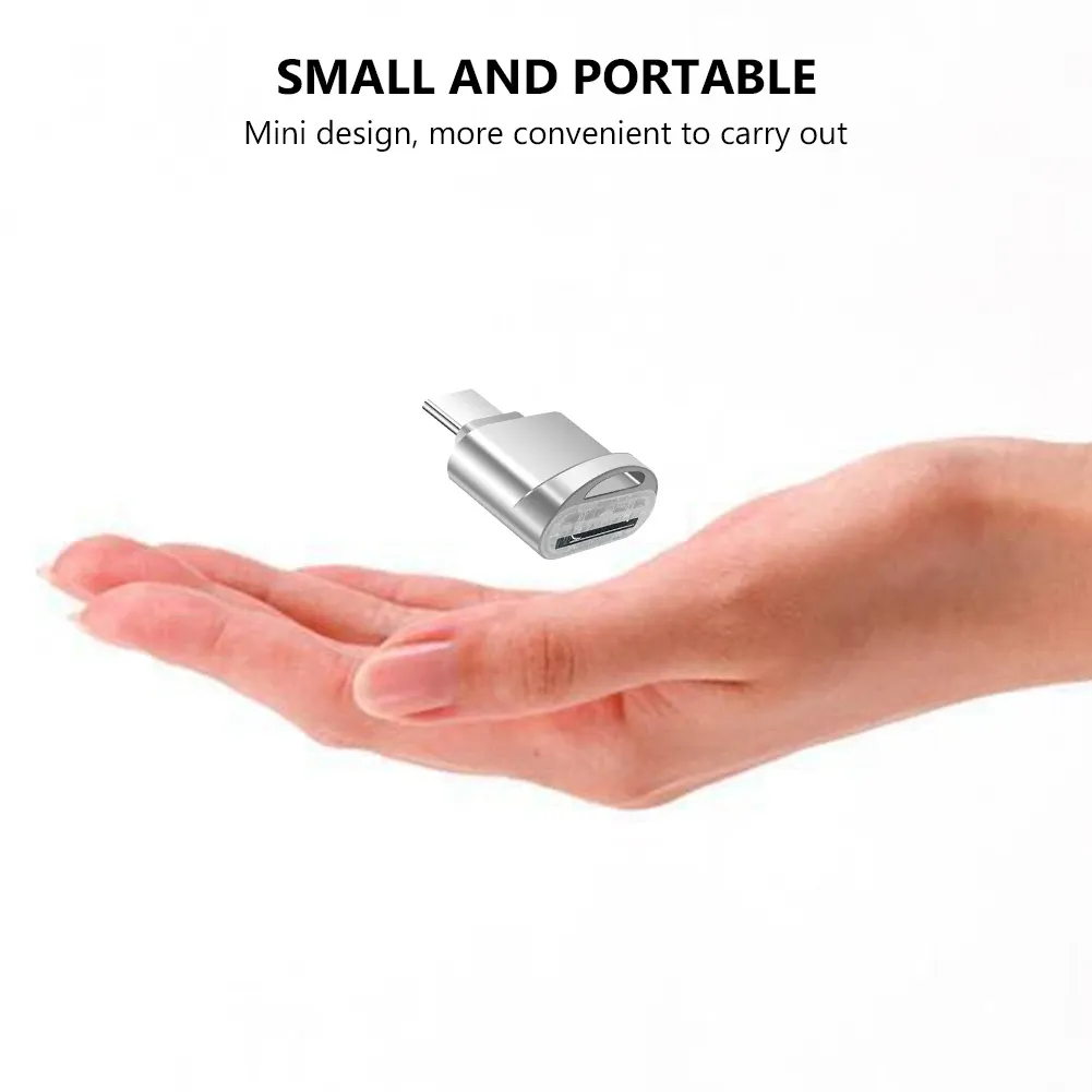 USB Type C sd card reader with OTG Adapter for Macbook, Laptop, and ...