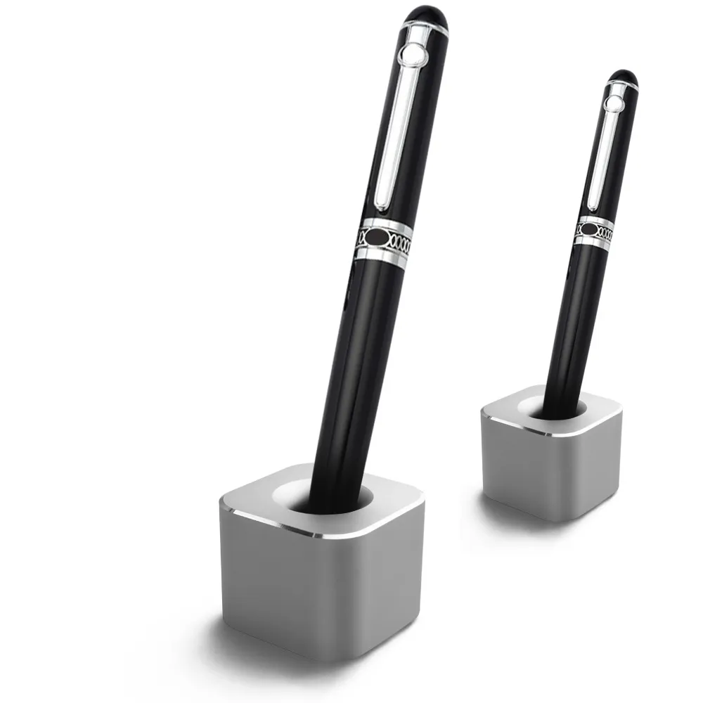 Premium Aluminum Alloy Pen & Razor Holder - Modern Desktop Organizer ...