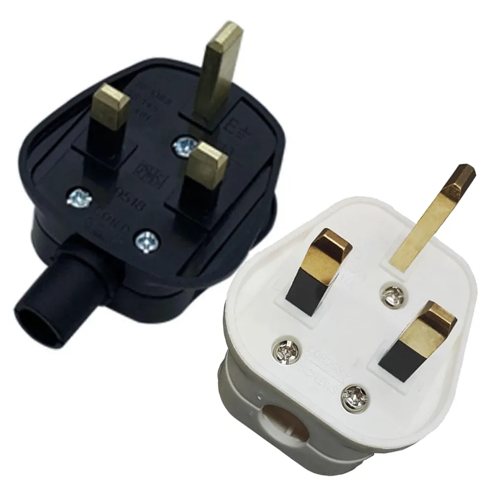 Laptop Plug Adapter 3 Way 13A Fuse UK Type Plug Socket Travel Adapter ...