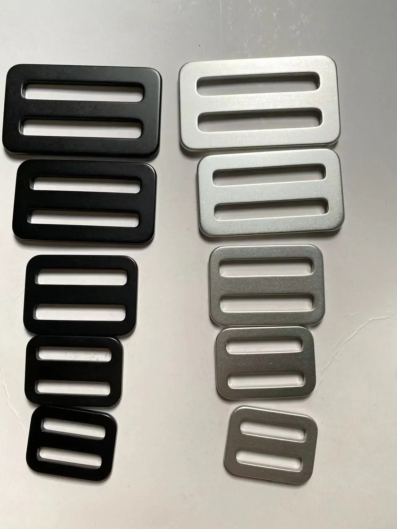 Aluminum Alloy Metal Tri Glide Slider Strap Release Buttons Adjusters ...
