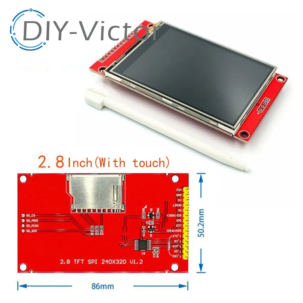 DHgate.com:8" Smart Display Screen: 240x320 ILI9341 TFT LCD Module w ...