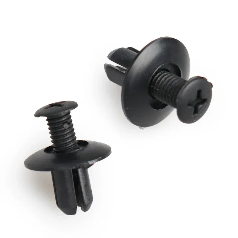 20/Universal Car Bumper Fender 8mm Hole Plastic Rivets Fasteners Screw ...