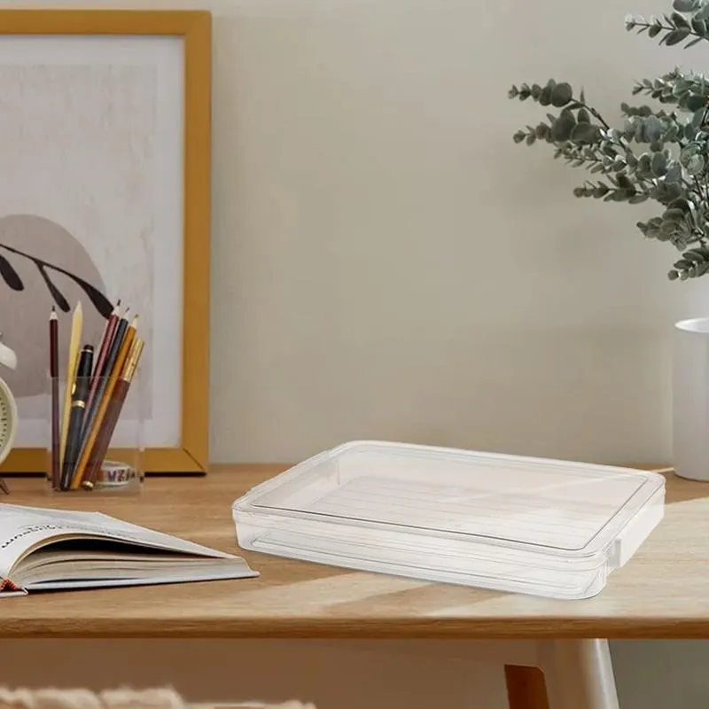 DHgate.com:A4 Desktop File Organizer Box with Lid - Space-Saving Desk ...