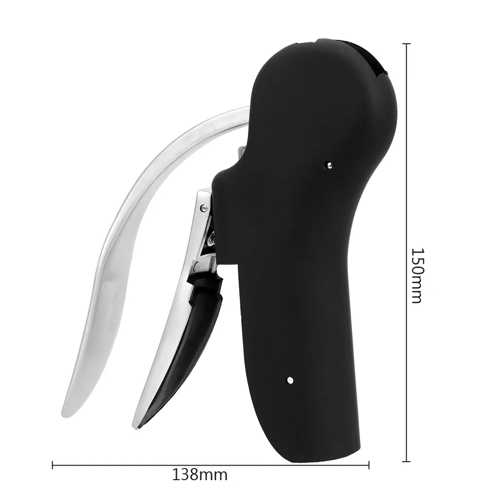 HOOMIN Bottle Opener Set with Foil Cutter, Bar Lever Corkscrew, Cork ...