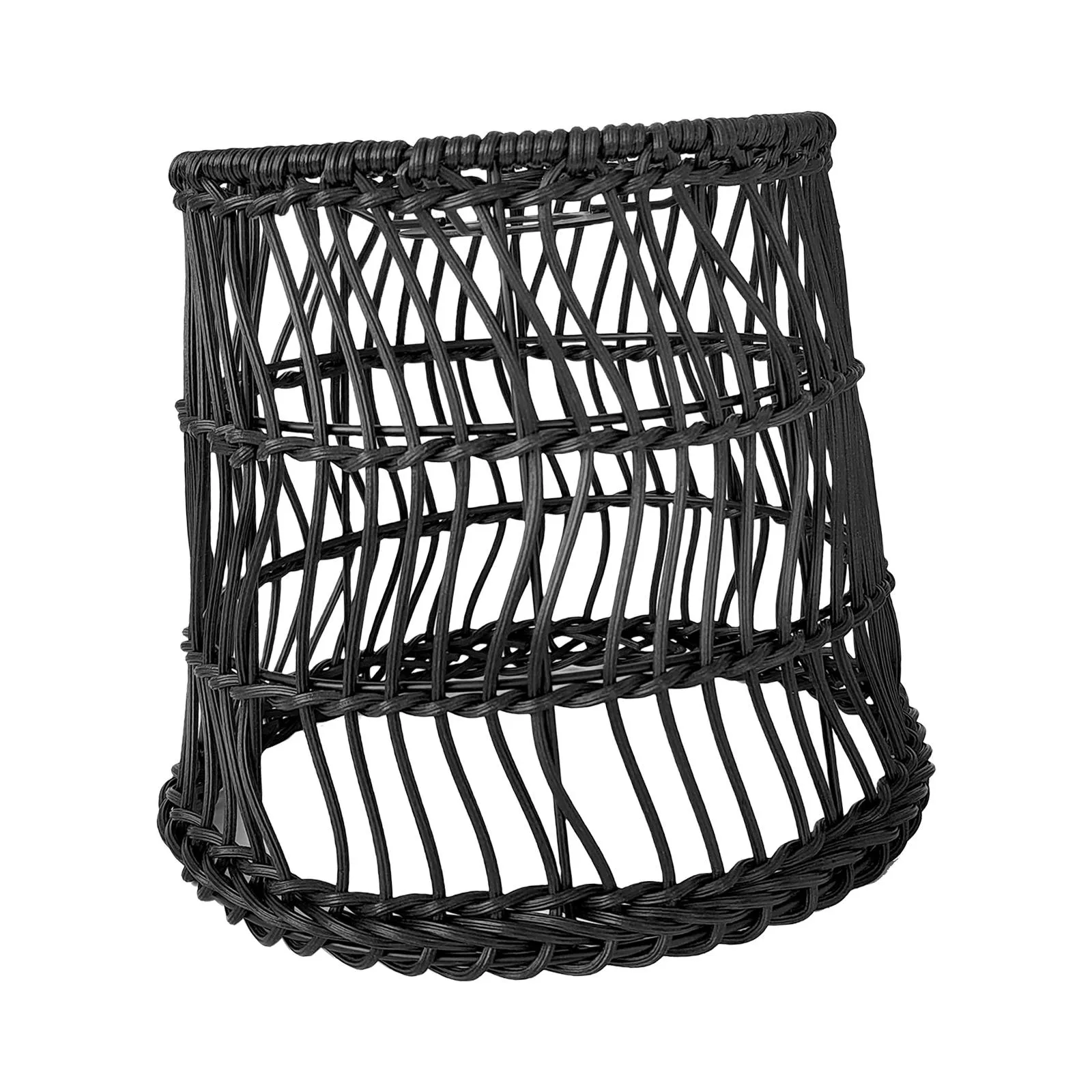 Rattan Lamp Shade Handmade Natural Hanging Light Cover for Living Room ...