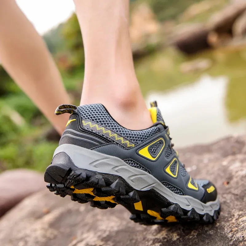DHgate.com:HIKEUP Mens Hiking Shoes: Durable Trekking Sneakers for ...