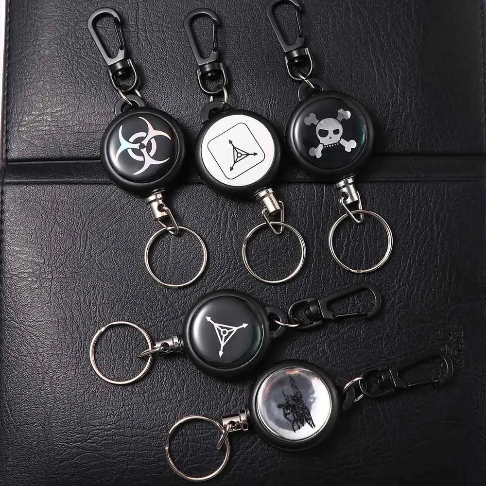 Retractable Key Chain Holder, Belt Key Chain Holder Heavy Duty Steel ...