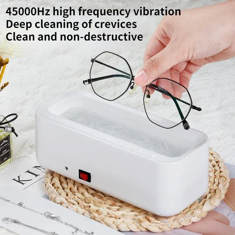 Mini Ultrasonic Cleaner: Portable, Rechargeable, Cleans Jewelry ...