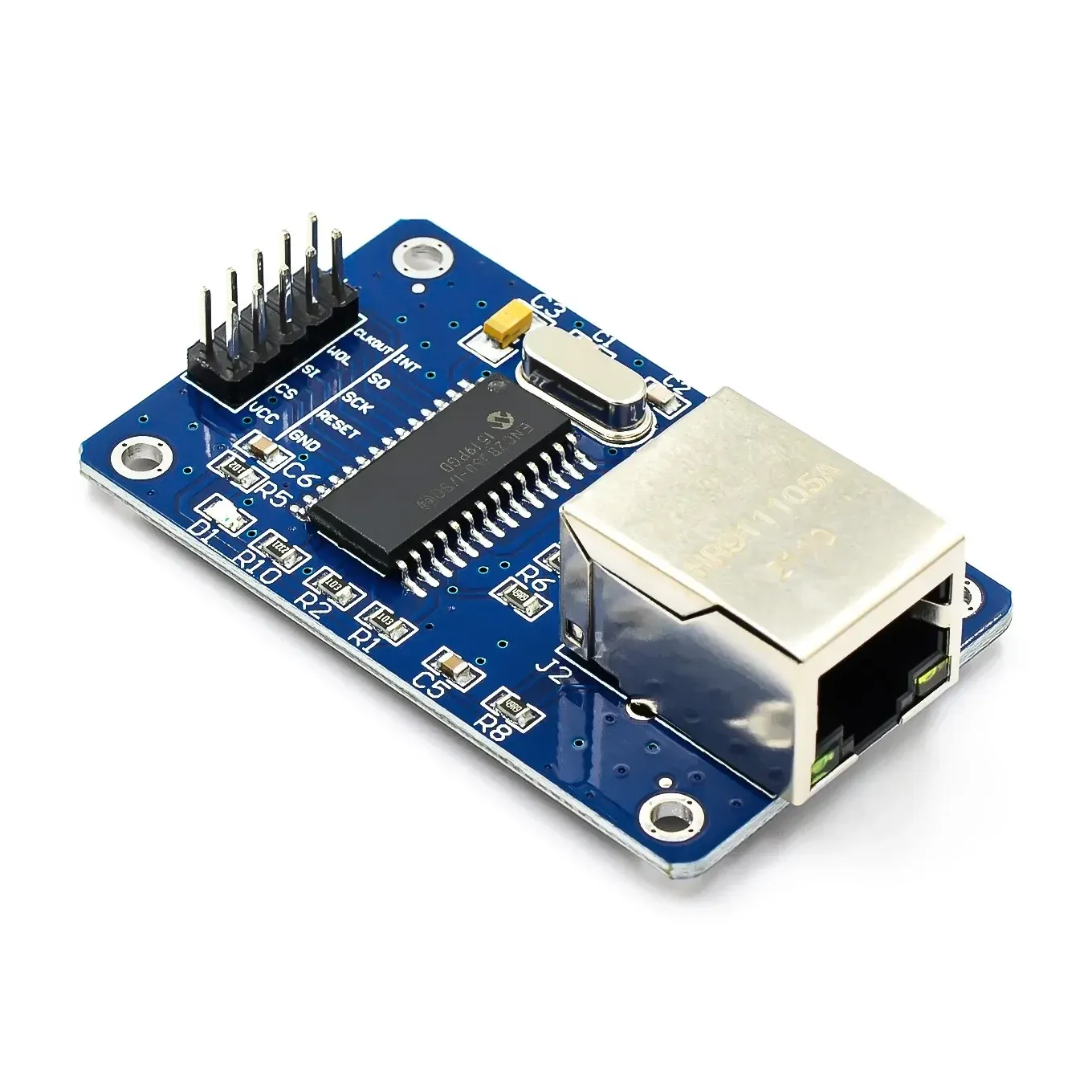 DHgate.com:Compact Ethernet Module: ENC28J60 SPI Network Module for Arduino Projects:Security ...