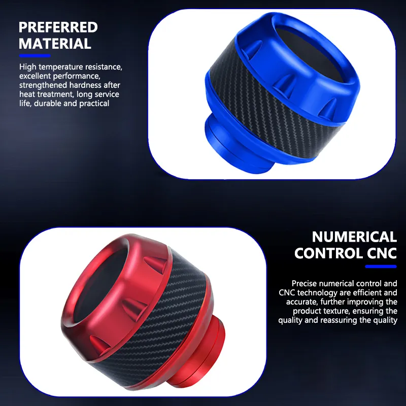 Universal Motorcycle Frame Sliders: Aluminum Front Wheel Falling ...