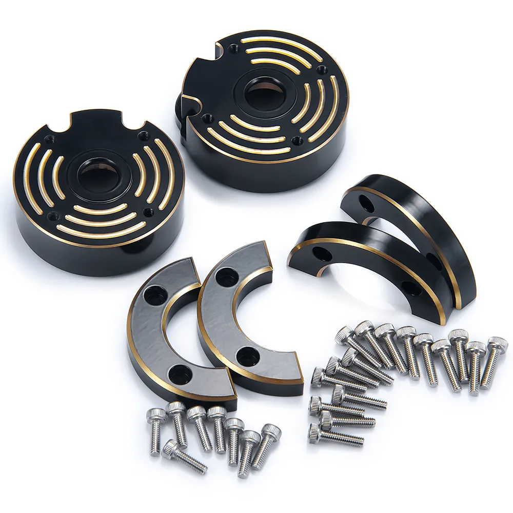 YEAHRUN Brass Portal Drive Counterweight Housing for TRX4 TRX6 1/10 RC ...