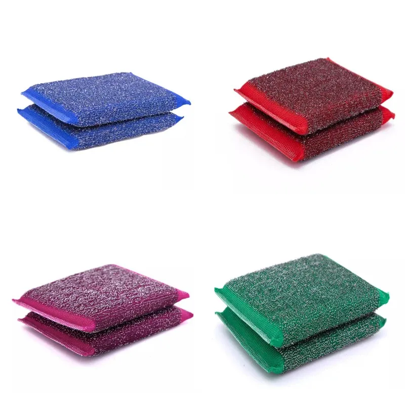 Durable Stainless Steel Scouring Pads Heavy Duty Kitchen Scrub Pads For ...