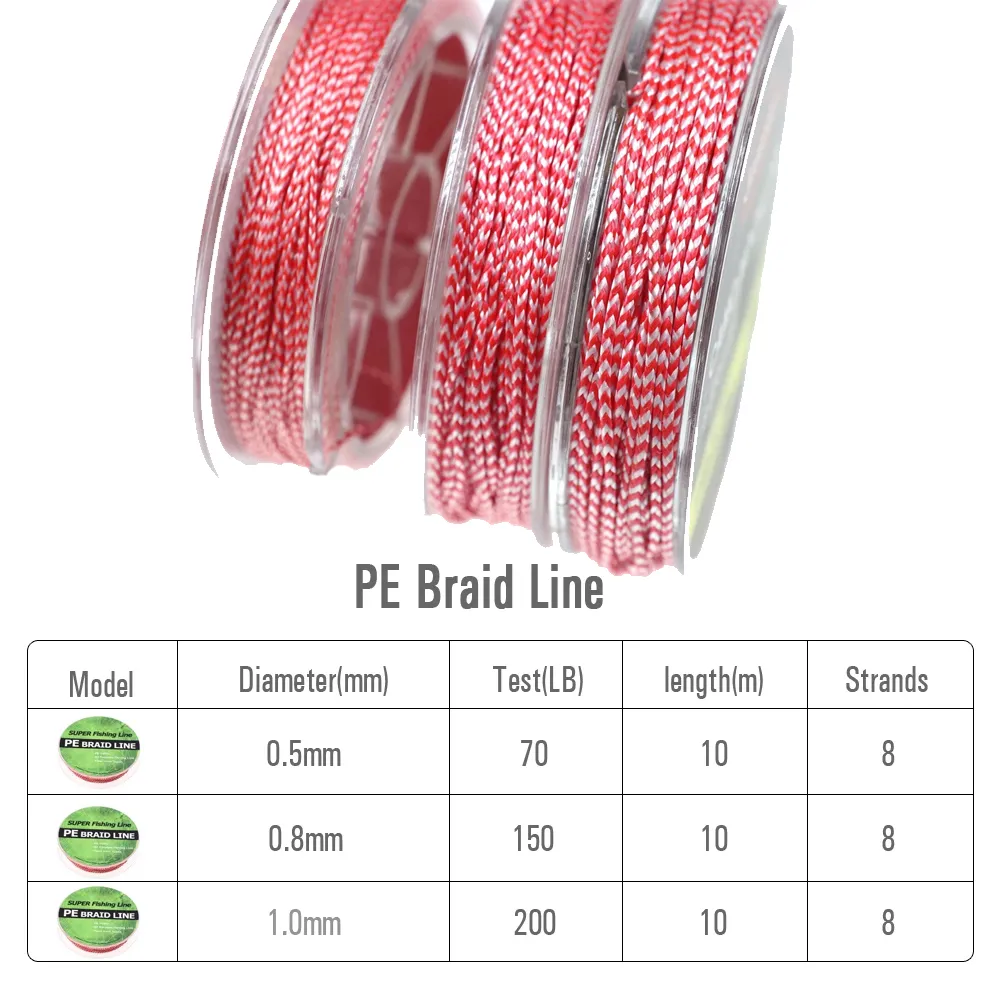 DHgate.com:Upgraded 8-Strand Braided PE Fishing Line - 70LB-200LB ...