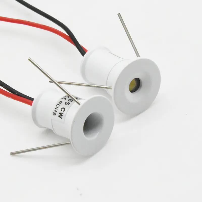 1W 12V Mini LED Downlight Dimmable Spot Light, IP65 Stair Cabinet Light ...