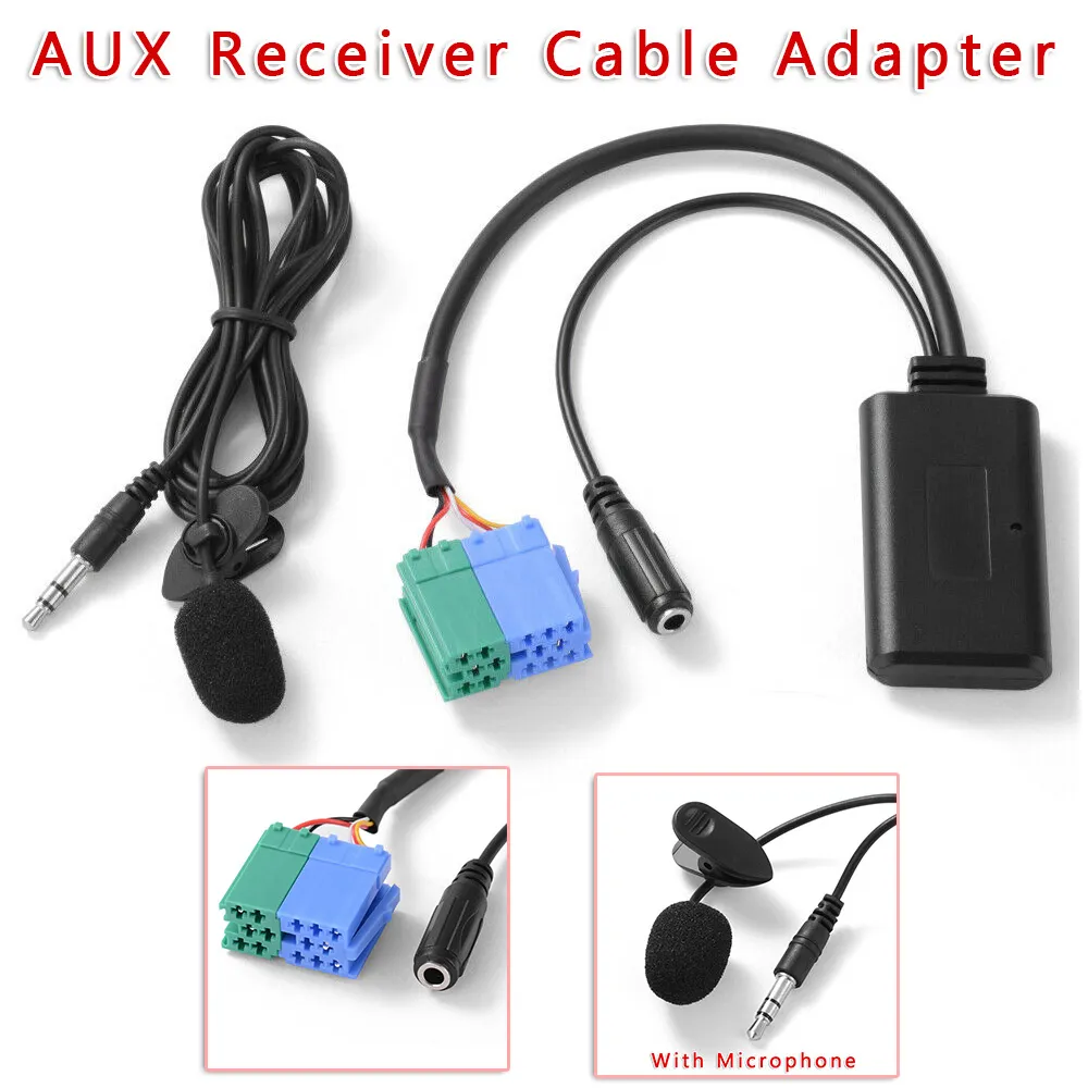 Bluetooth AUX Receiver for Becker Adapter Cable Radio with 3.5 mm AUX ...