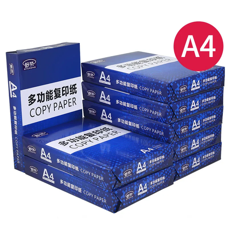 A4 Printing Paper - 500/200 Sheets - Premium All-Wood Pulp, High ...