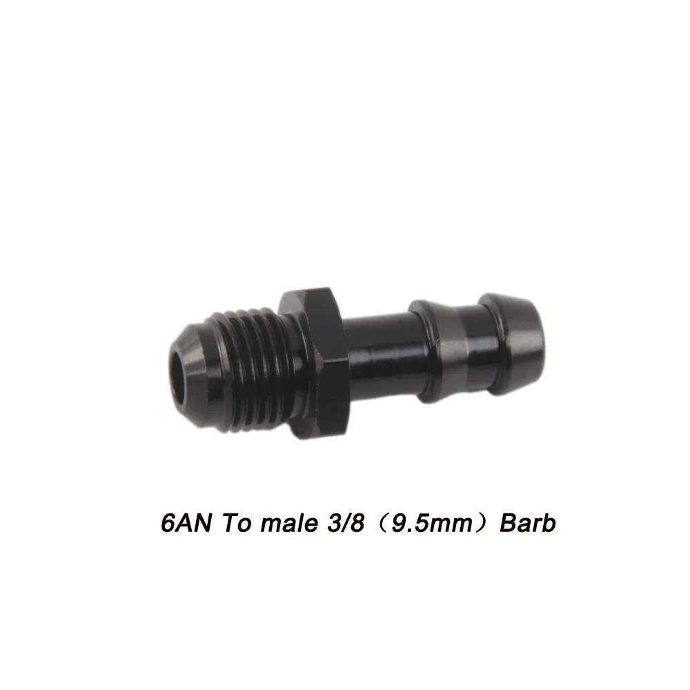 Outboard Motor Fuel Line Connectors Aluminum -6 AN Male to 3/8 Push On ...