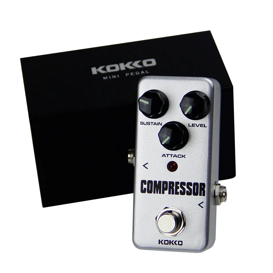 Guitar Compressor Pedal: Mini Analog Effect Processor For Guitar & Bass ...